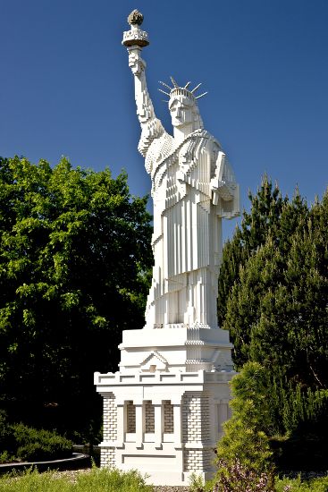 Statue Liberty Made Lego Bricks Legoland Editorial Stock Photo - Stock ...
