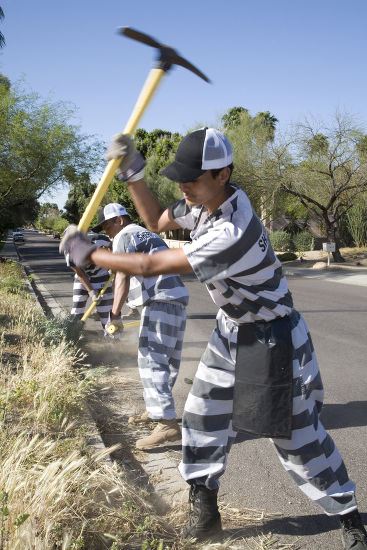 Work Crew Inmates Maricopa County Jail Editorial Stock Photo - Stock ...
