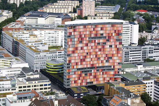 Gsw Head Office Berlin Aerial View Editorial Stock Photo - Stock Image ...