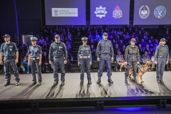 Parade Models Police Uniforms On Catwalk Editorial Stock Photo - Stock ...