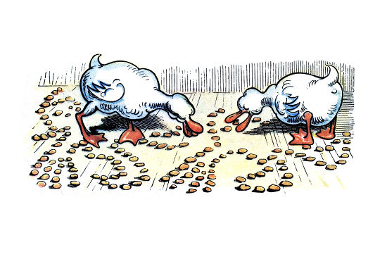 Book Illustration Ducks Eating Max Moritz Editorial Stock Photo - Stock ...