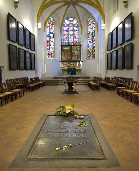 Tomb Johann Sebastian Bach St Thomas Editorial Stock Photo - Stock ...