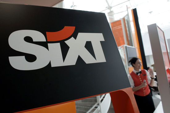Sixt Company Logo Car Rental Desk Editorial Stock Photo - Stock Image ...