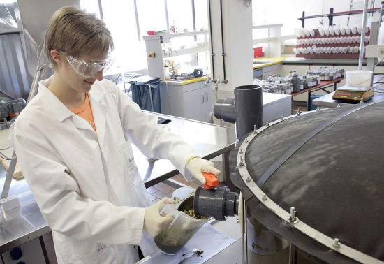 Biotechnologist Working Technical Laboratory On Batch Editorial Stock ...