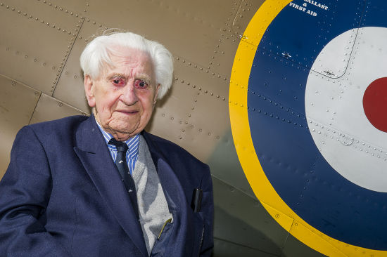 Ken Wilkinson 96 Veteran Raf Pilot Editorial Stock Photo - Stock Image ...