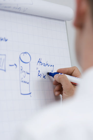 Man Writing On Flip Chart Editorial Stock Photo - Stock Image ...