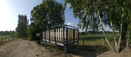 Wide Angle Photo Bird Viewing Platform Editorial Stock Photo - Stock ...