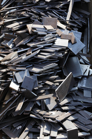 Scrap Metal Steel Plate Offcuts Huettenwerk Editorial Stock Photo ...