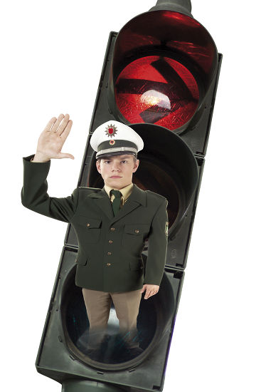 Model Released Symbolic Picture Policeman Red Editorial Stock Photo ...