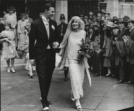 Wedding Golfer Roger Wethered Miss Elizabeth Editorial Stock Photo ...