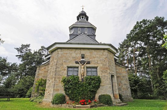 Chapel Naumburg Naturpark Habichtswald Nature Reserve Editorial Stock ...