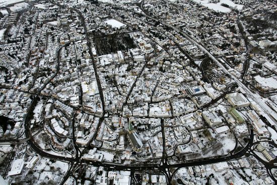 Aerial View Inner City Ring Road Editorial Stock Photo - Stock Image ...