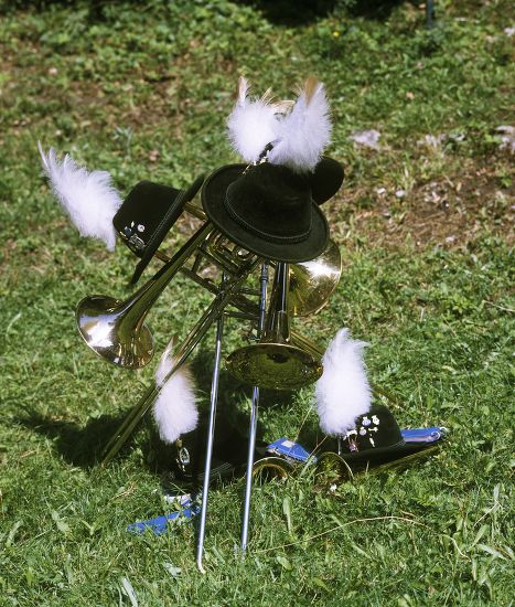 Trombones Traditional Hats Editorial Stock Photo - Stock Image ...
