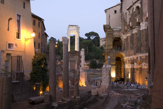 Night Shot Temple Apollo Sosius Theatre Editorial Stock Photo - Stock ...