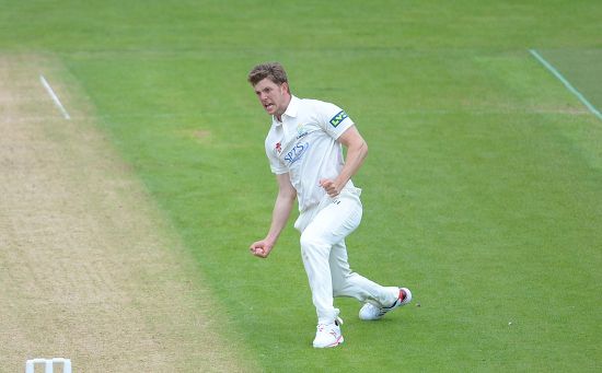 Craig Meschede Glamorgan Celebrates Wicket Alex Editorial Stock Photo ...