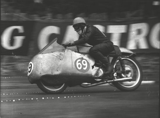 Ken Kavanagh Competing Isle Man Tt Editorial Stock Photo - Stock Image ...