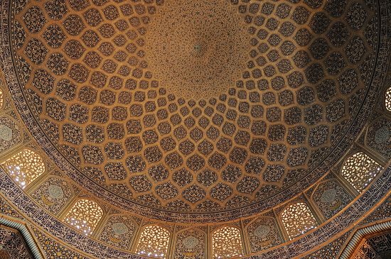 Highlight Persian Architecture Sheik Lotfollah Lotf Editorial Stock ...