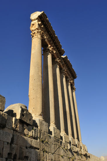 Antique Jupiter Temple Ruin Archeological Site Editorial Stock Photo ...