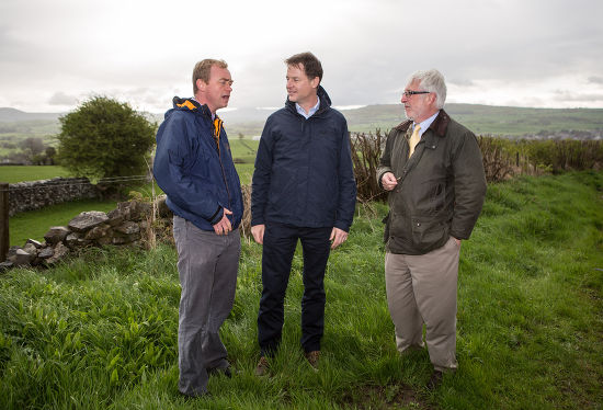 Tim Farron Nick Clegg Peter Thornton Editorial Stock Photo - Stock ...