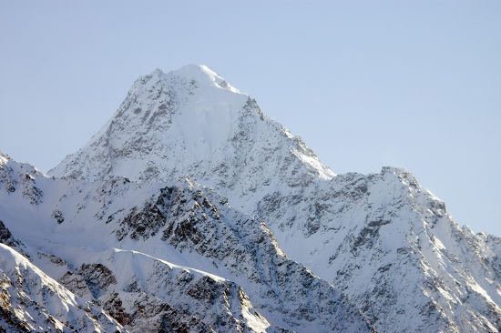 Mountain Ridges Snow Winter Chugach Mountains Editorial Stock Photo ...