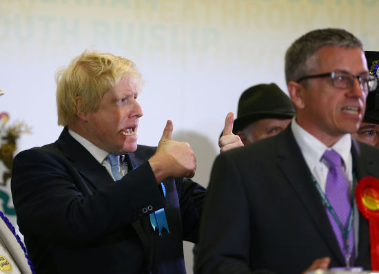 Boris Johnson Behind John Summers Defeated Editorial Stock Photo ...