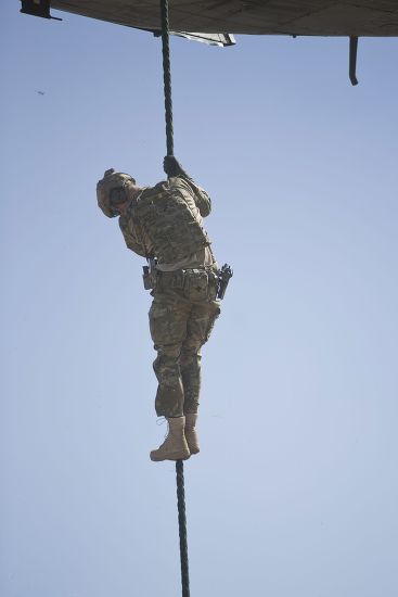 Prince Harry Fast Ropes During Counter Editorial Stock Photo - Stock ...