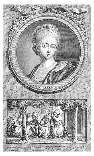 Werthers Lotte Historical Illustration Deutsche Literaturgeschichte ...