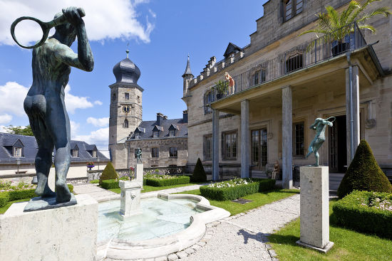 Castle Gardens Schloss Callenberg Palace Hunting Editorial Stock Photo ...