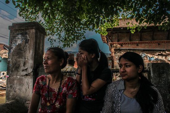 People Crying On Fear During Devastating Editorial Stock Photo - Stock ...