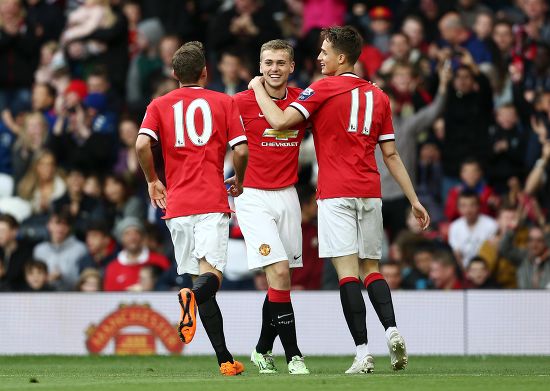 James Wilson Manchester United Celebrates Scoring Editorial Stock Photo ...