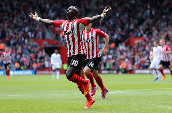 Sadio Mane Southampton Celebrates Scoring Opening Editorial Stock Photo ...
