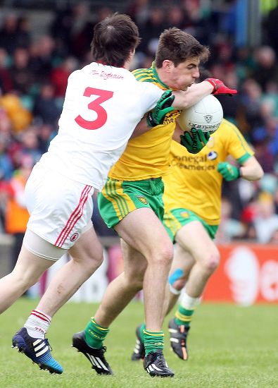 Donegals Daire Obaoill Tyrones Christopher Mcguigan Editorial Stock ...
