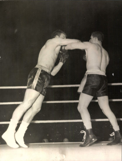 Heavyweight Boxing Match Joe Erskine Right Editorial Stock Photo ...
