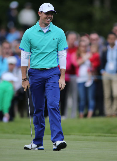 Rory Mcilroy Smiles Frustration After Missed Editorial Stock Photo ...