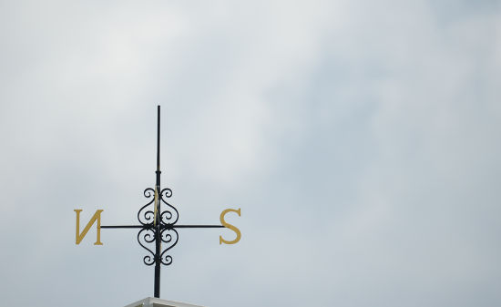 Lords Weather Vane Old Father Time Editorial Stock Photo - Stock Image ...