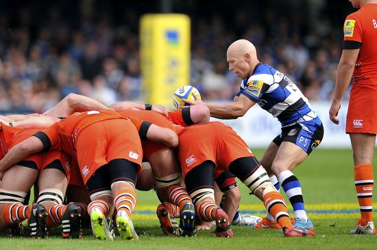 Peter Stringer Bath Rugby Puts Ball Editorial Stock Photo - Stock Image ...