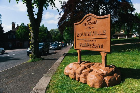 New Bournville Sign Unveiled Made Entirely Editorial Stock Photo ...