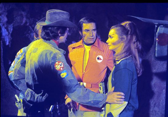 Patrick Mower Martin Landau Catherine Schell Editorial Stock Photo ...