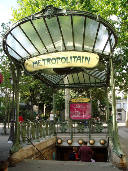 Metro Entrance Paris France Editorial Stock Photo - Stock Image ...