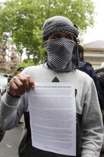 Follower Radical Preacher Anjem Choudary Editorial Stock Photo - Stock ...