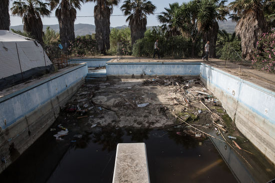 Now Disused Pool Abandoned Captain Elias Editorial Stock Photo - Stock ...
