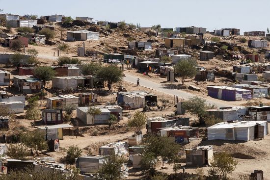 Shacks Shantytown Township Katutura Windhoek Namibia Editorial Stock ...