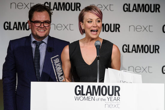 Kaley Cuoco Sweeting Alan Carr Editorial Stock Photo - Stock Image ...