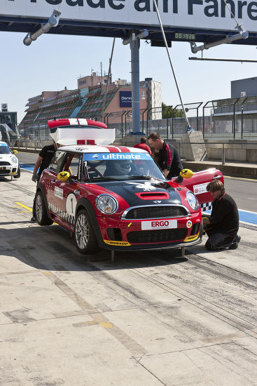 Tyre Change Race Mini Coopers Mini Editorial Stock Photo - Stock Image ...