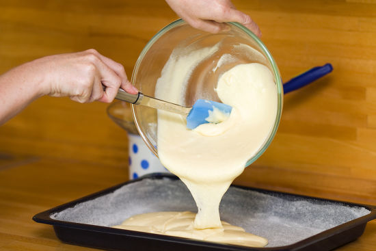 Model Released Pouring Batter Preparation Stuffed Editorial Stock Photo ...