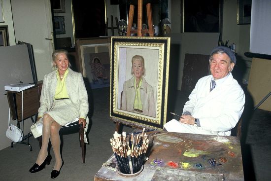 Madame Carven Painter Bencion Rabinowicz Who Editorial Stock Photo ...