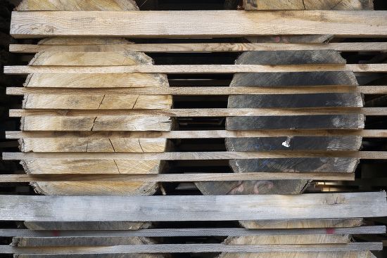 Storage Sawn Timber Logs Longitudinal Direction Editorial Stock Photo ...