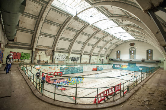 Interior Haggerston Baths Editorial Stock Photo - Stock Image ...