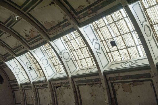 Listed Roof Inside Haggerston Baths Editorial Stock Photo - Stock Image ...