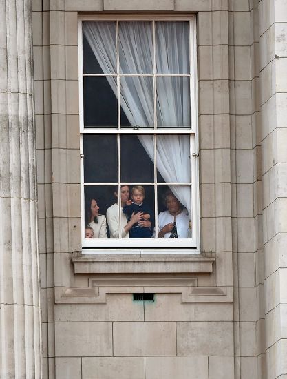 Prince George Window Buckingham Palace Nanny Editorial Stock Photo ...